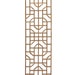 Narrow Long Rectangular Plain Wood Geometric Pattern Wall Panel Cs3786e ...