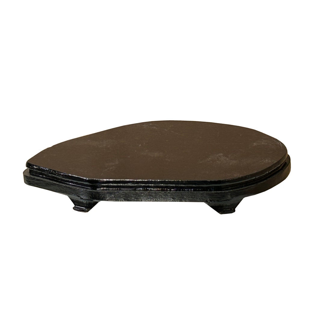 4.5" Black Wood Uneven Oval Shape Display Stand Riser Easel Ws4114e - Etsy