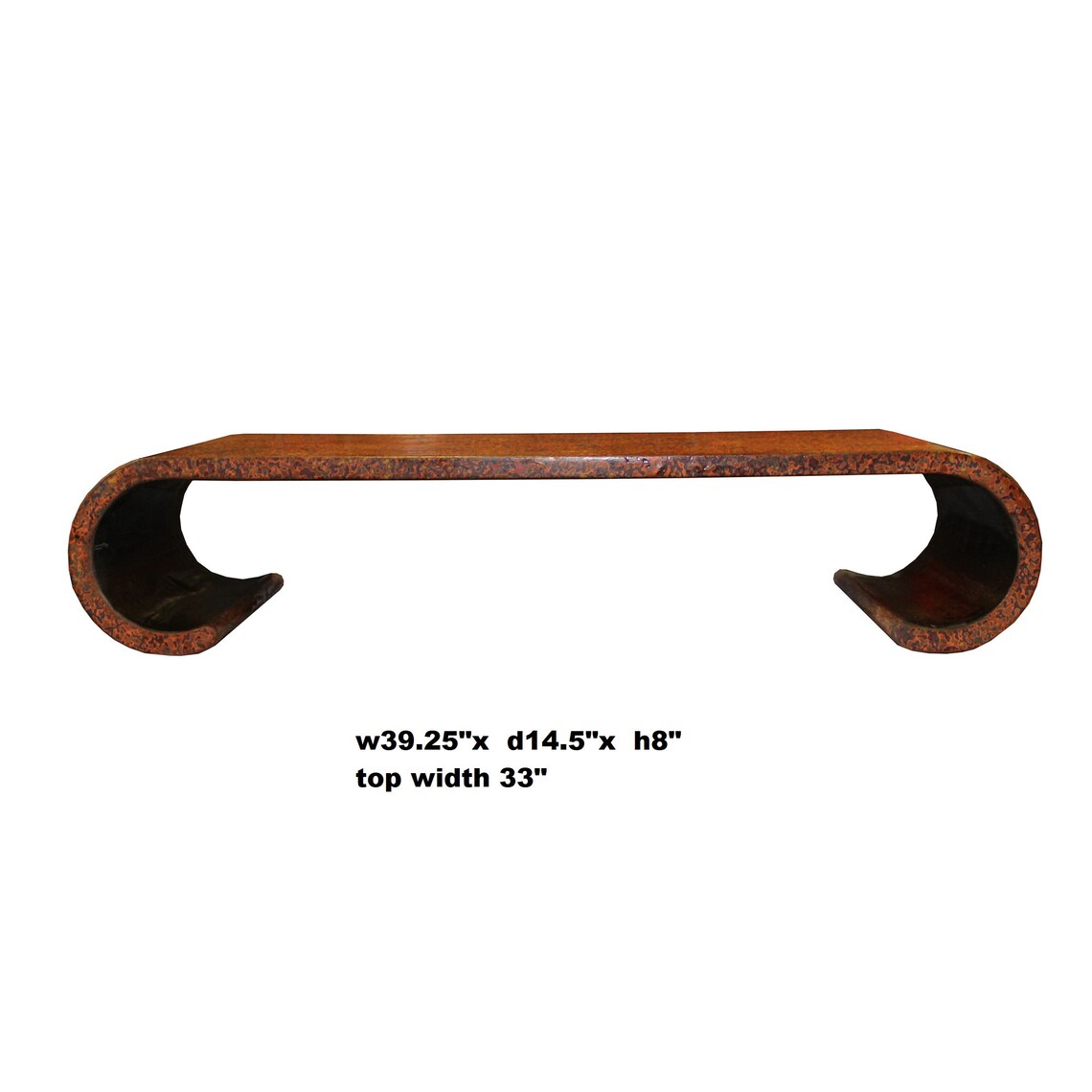 Handmade Blood Red Multi-layer Lacquer Wood Scroll Low Table - Etsy