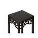 3.875 Chinese Brown Wood Square Tall Table Top Stand - Etsy