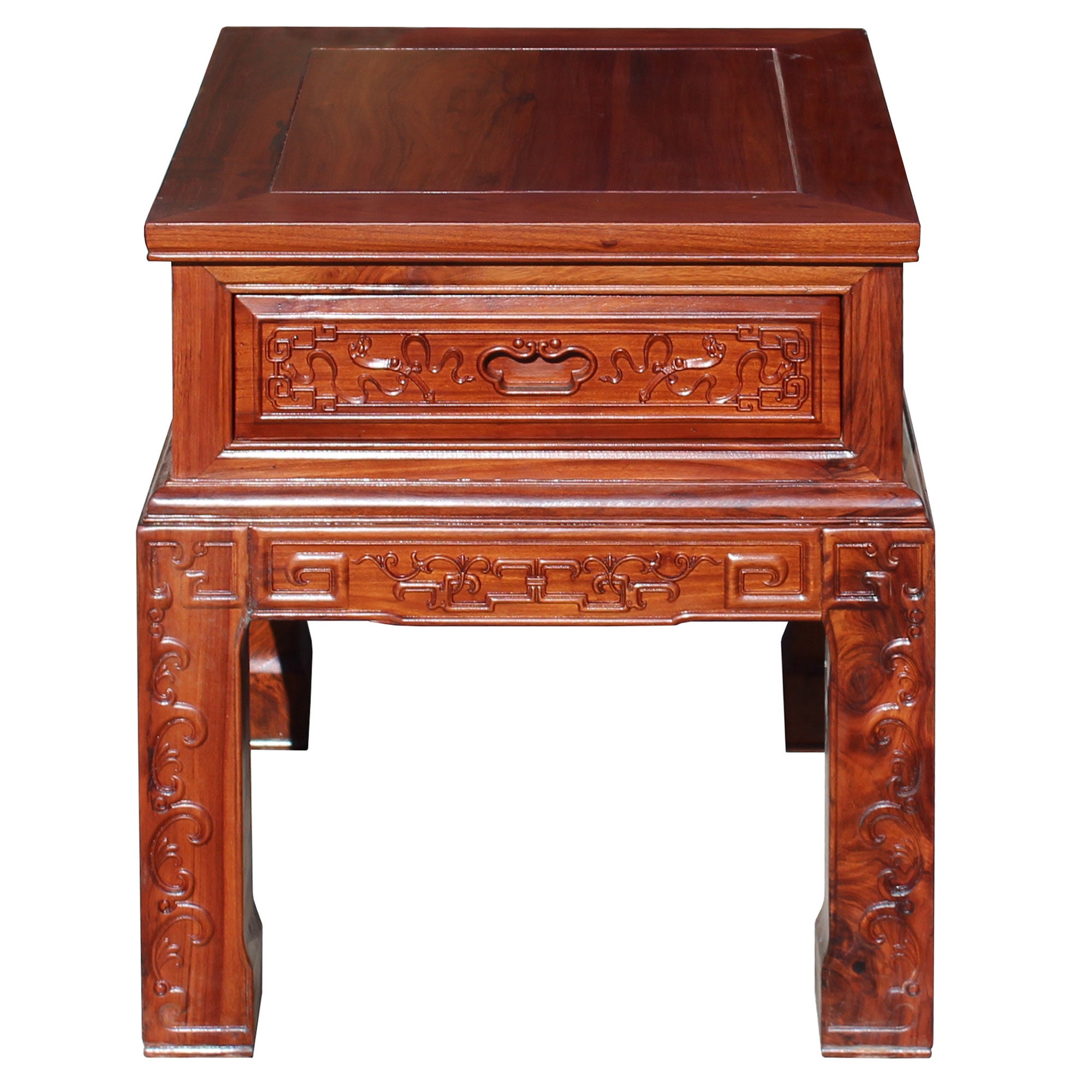 Chinese Oriental Huali Rosewood Flower Motif Tea Table Stand Cs4594e - Etsy