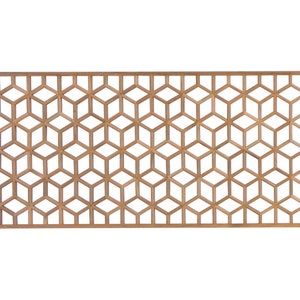 Rectangular Plain Wood Geometric Pattern Wall Panel Cs671-8e - Etsy