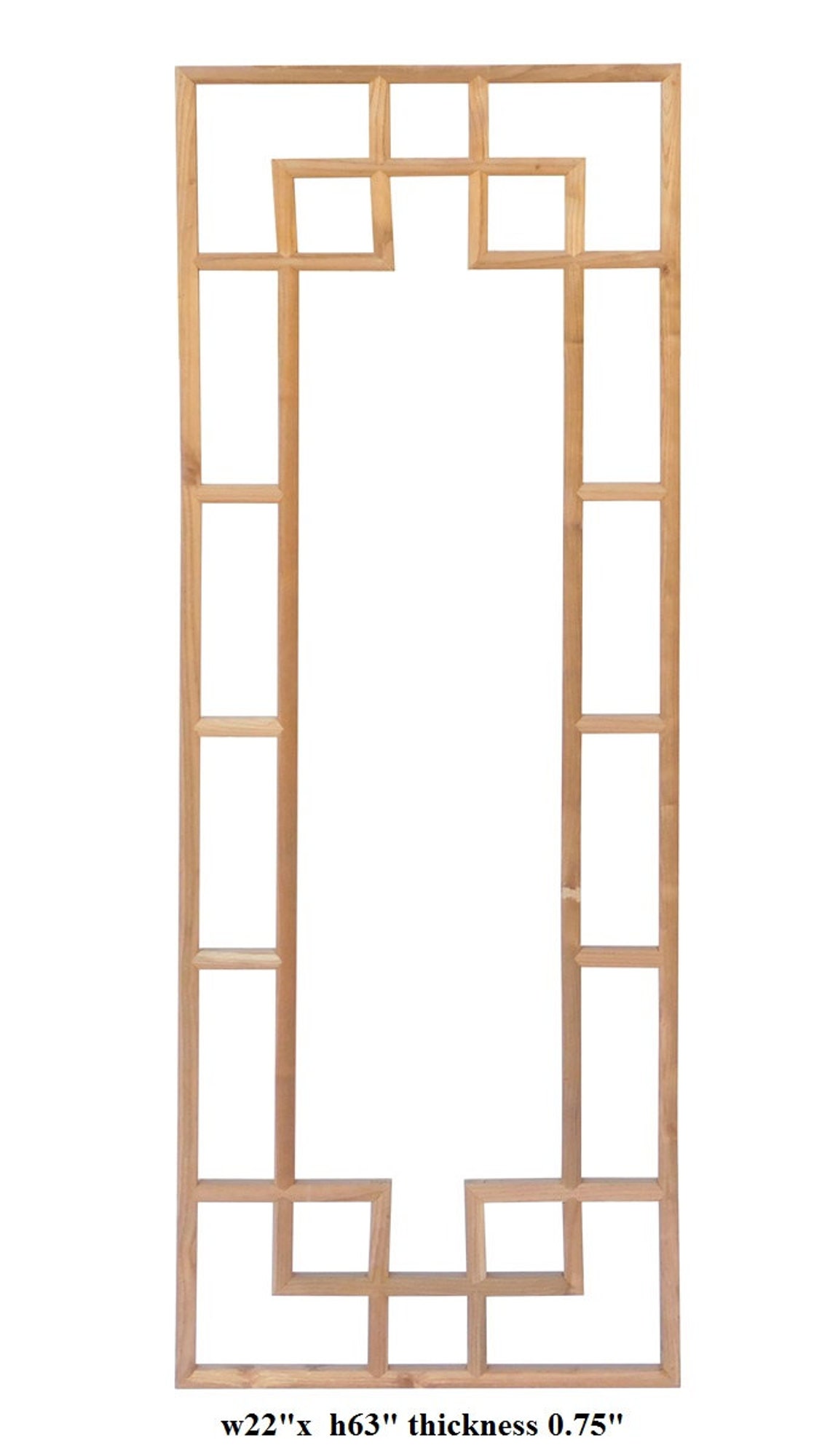 Rectangular Plain Wood Geometric Pattern Wall Panel Cs2225e - Etsy