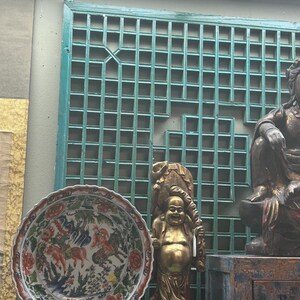 Vintage Rustic Teal Blue Grid Geometric Wood Wall Panel Ws4553e - Etsy