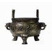 Chinese Oriental Rustic Bronze Color Metal Ding Display Figure Ws1000e ...