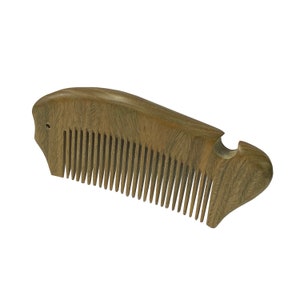 Set of 2 Chinese Brown Handmade Wood Simple Flat Top Combs Ws2526e - Etsy