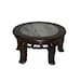 6.75 Oriental Brown Wood Marble Round Table Top Stand Riser Ws2851ce - Etsy