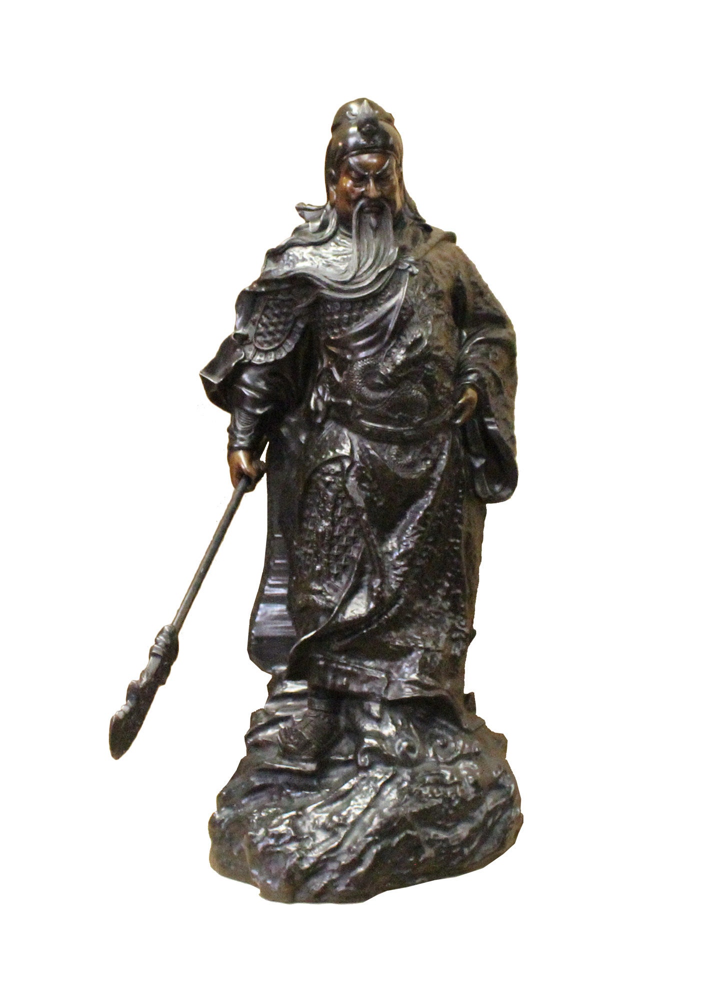 Chinese Handmade Metal Bronze General Quan Statue Cs3961e - Etsy