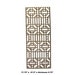 Rectangular Raw Plain Wood Geometric Pattern Wall Panel Ws746e - Etsy