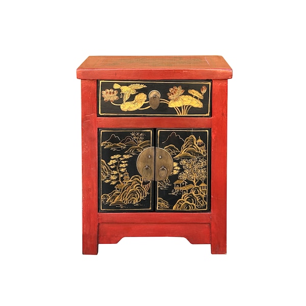 Orange Side Table - Etsy