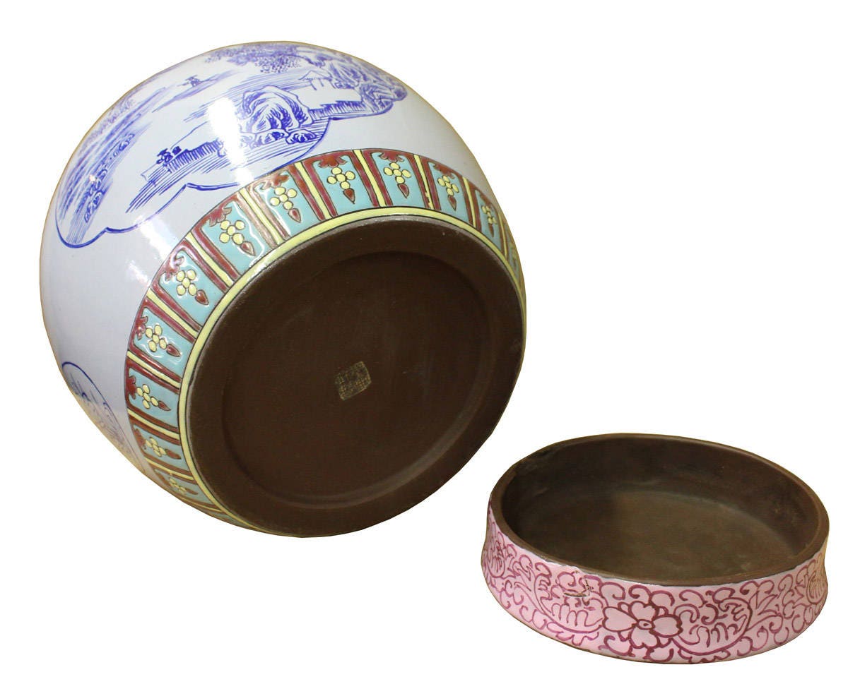 Chinese Zisha Clay Color Scenery Container Jar Cs2634e - Etsy