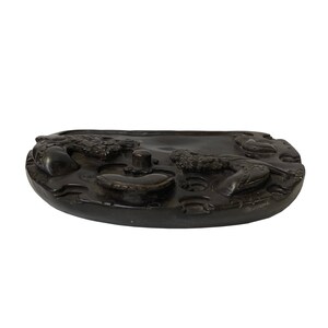 Chinese Oriental Black Color Dimensional Dragon Ink Well Pad Display ...
