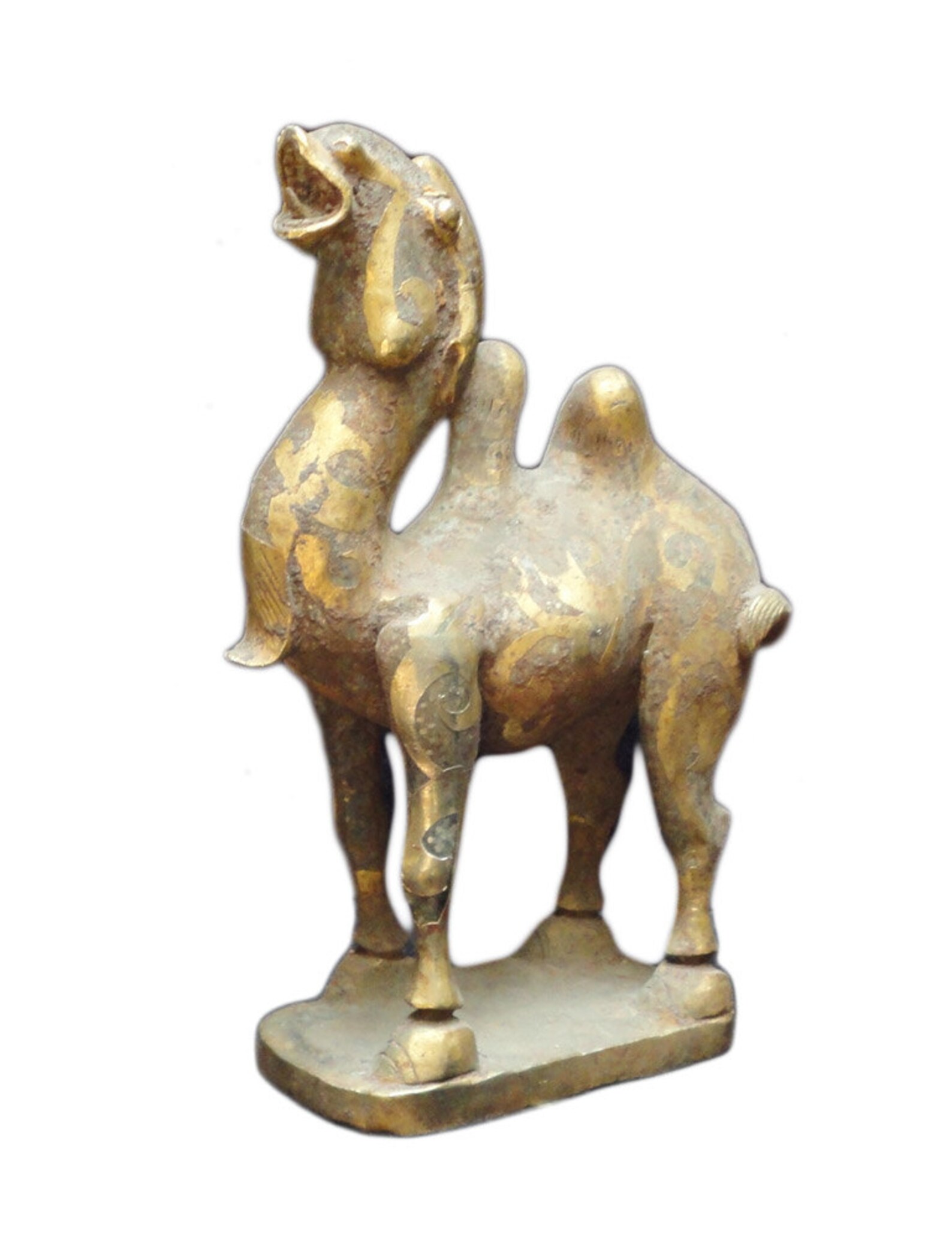 Chinese Metal Golden Rustic Camel Figure Vs109e | Etsy