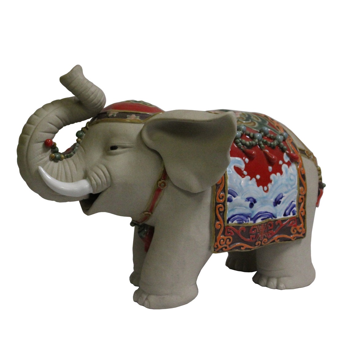 Ceramic Elephant Trunk up Color Dressing Character Decor - Etsy
