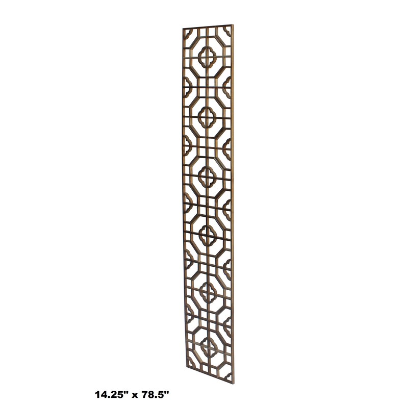 Narrow Long Rectangular Plain Wood Geometric Pattern Wall - Etsy