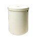 Leather Vinyl Cover Cream White Round Bucket Container Box - Etsy