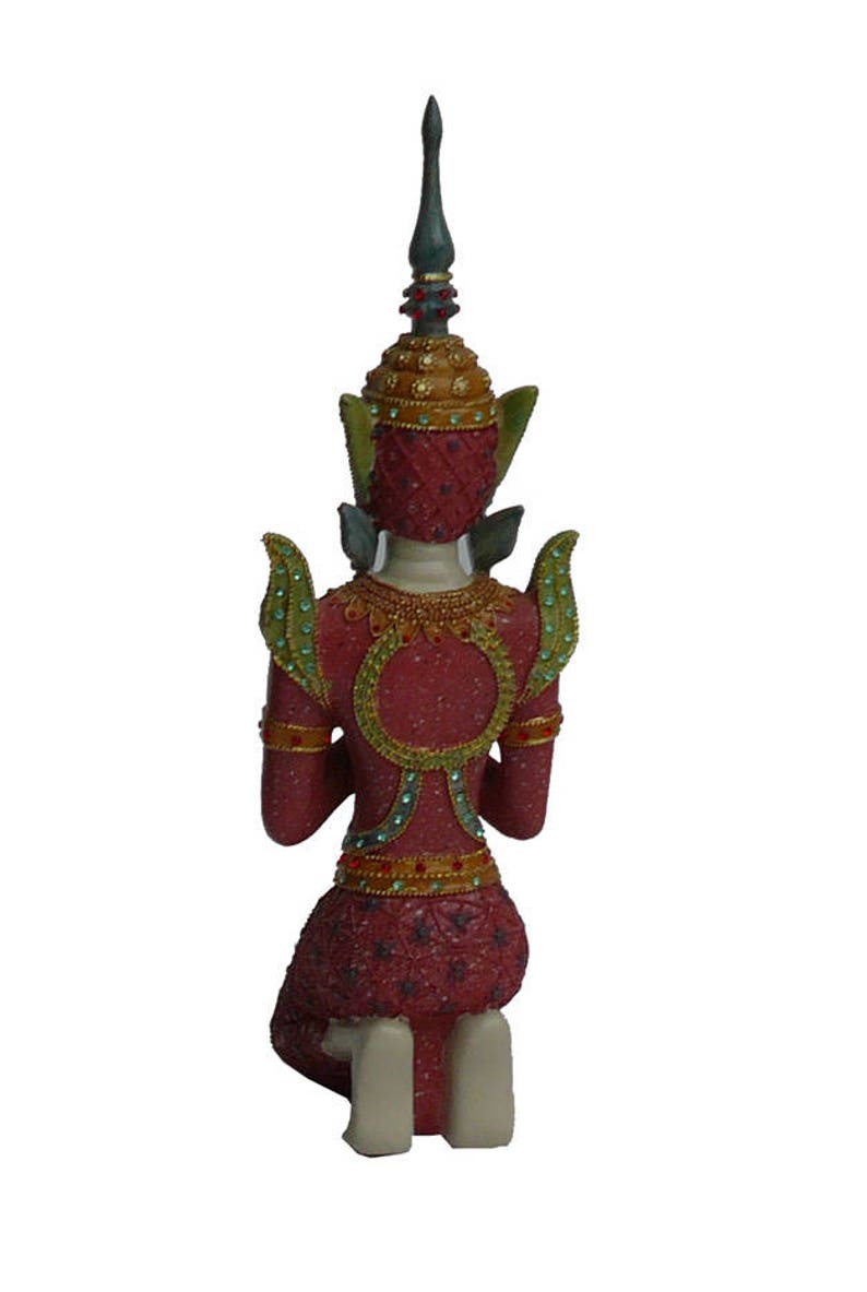 Handmade Thailand Style Lady Kneel Praying Figure Fs715e - Etsy