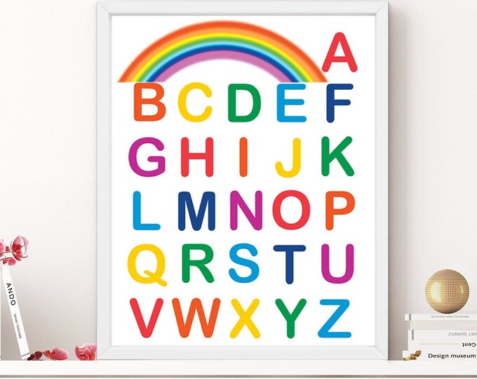 Playroom Printables, Playroom Alphabet Instant Download, Playroom Wall ...