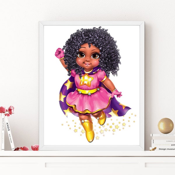 African American Superhero Girls - Etsy