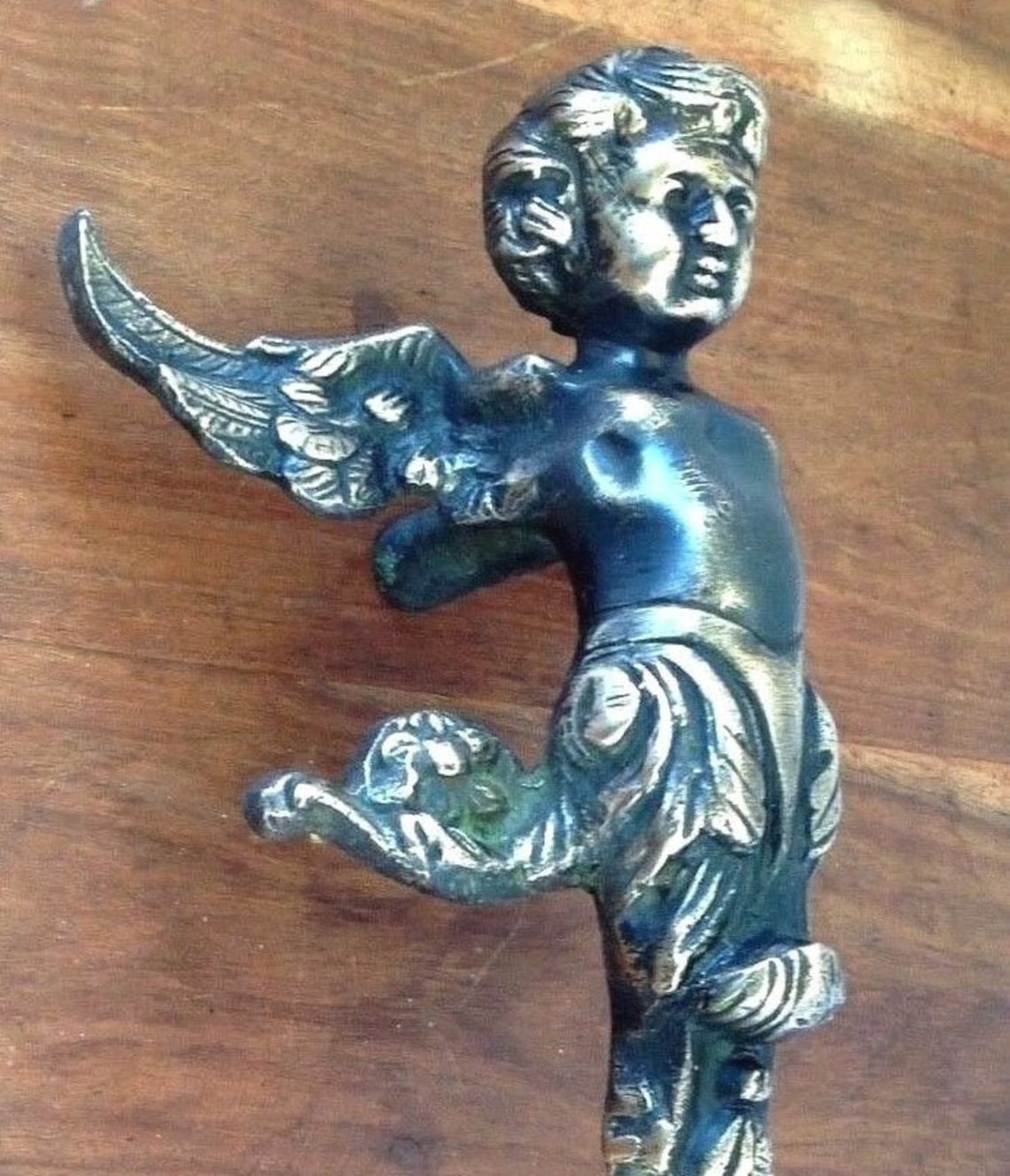 Solid Brass VINTAGE ANTIQUE STYLE Angel Sculpture Door Handle Pulls - Etsy