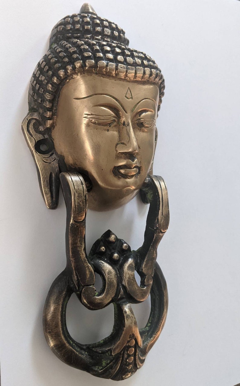 Vintage Antique Style Had Made Solid Brass Budha Shaped DOOR KNOCKER - Etsy