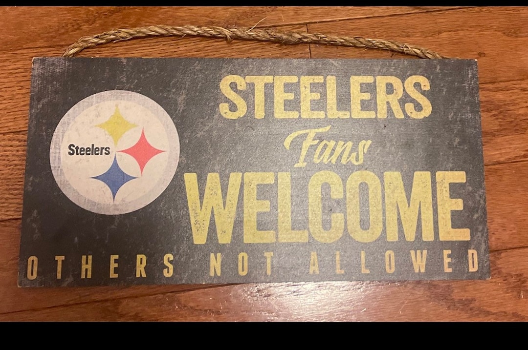 Pittsburgh Steelers Wooden Sign - Etsy