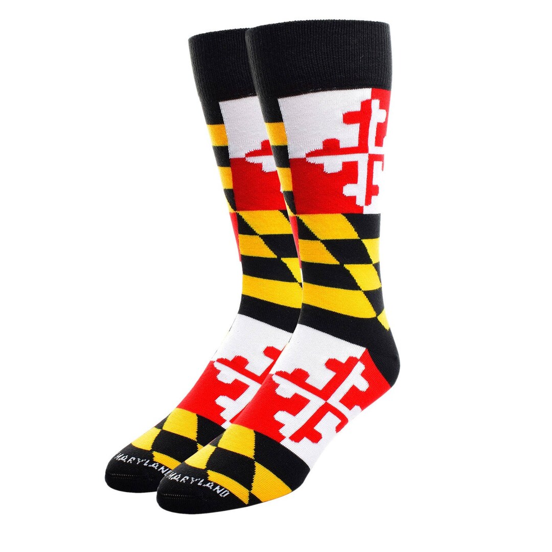 Maryland Flag Adult Dress Socks med/large - Etsy