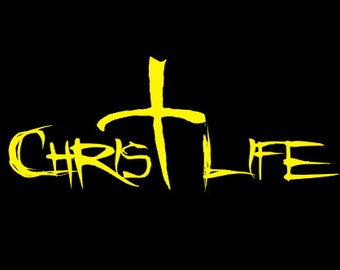 Christ life decal | Etsy