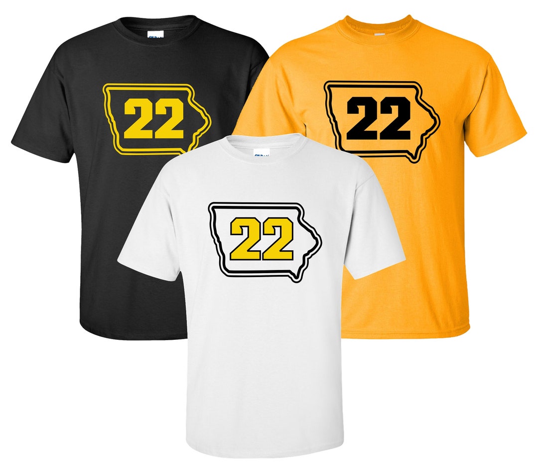 New "iowa 22" T-shirt | Available in Sizes S-4XL | Available in 3 ...