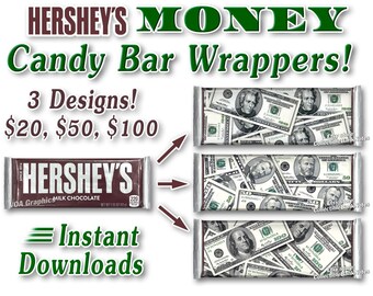 Chocolate Dollar Bills - Etsy