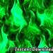 Green Fire Flame Pattern Background Image Wallpaper Wrapping Paper ...
