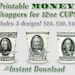 4x Miniature STICKERS Money Dollar Bills Tiny Mini Small Cash Decal ...