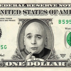 Your FACE & NAME on REAL Dollar Bill - Money Art Gift - Personalized ...