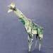 GIRAFFE Money Origami Art Dollar Bill Animal Cash Sculptors - Etsy