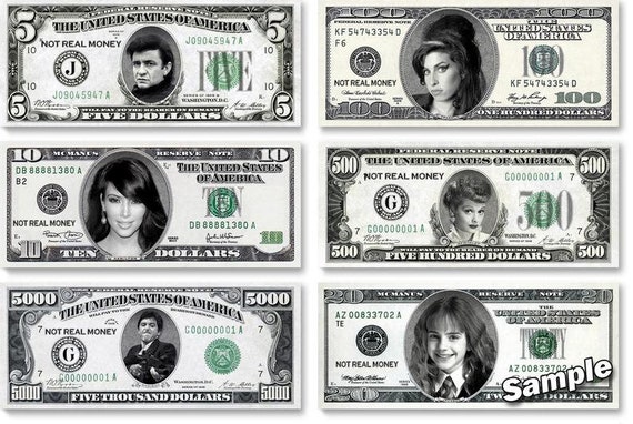 Money Face Art