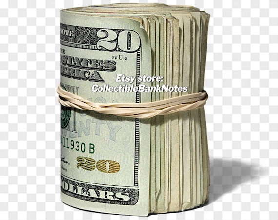 Twenty Dollar Bill Stack