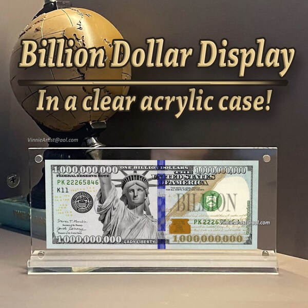 Dollar Bill Display Case - Etsy
