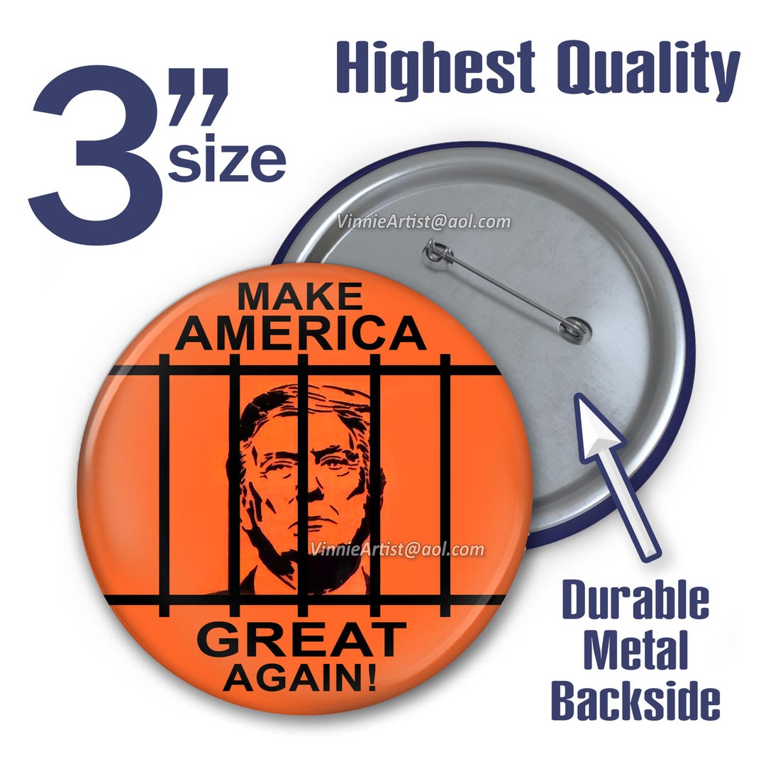 3 BUTTON Donald Trump President 2024 Election Pin Pinback Badge ...