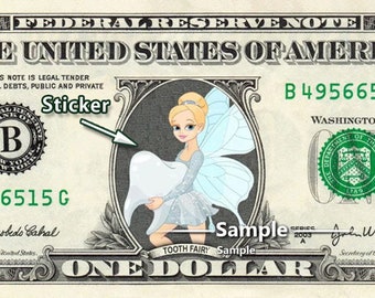 Merry Christmas SANTA and SNOWMAN Colorized One Dollar Bill on - Etsy