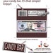 PRINTABLE Money Candy Bar Wrappers Chocolate Instant Download Cash ...
