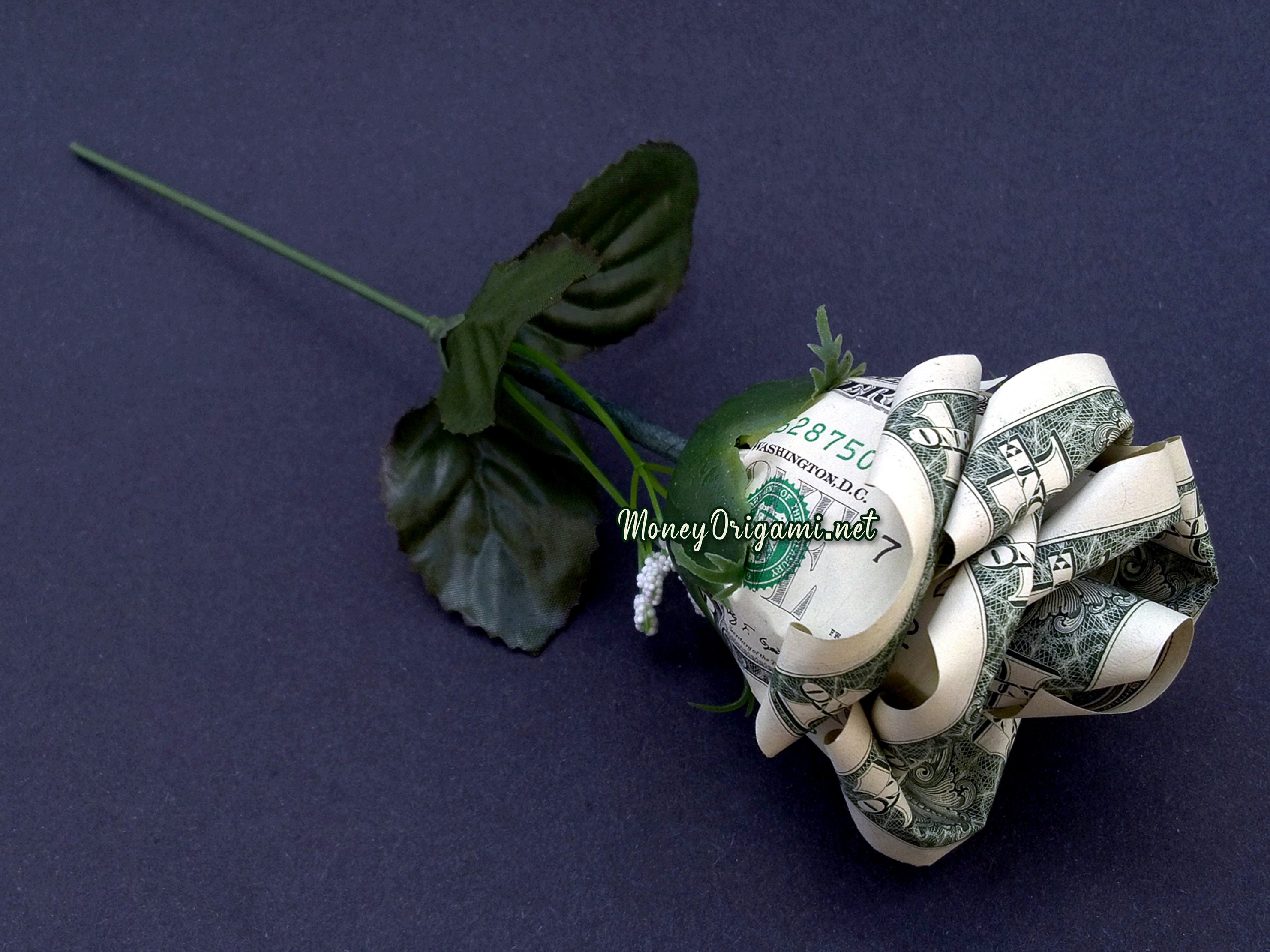 Money Rose Origami