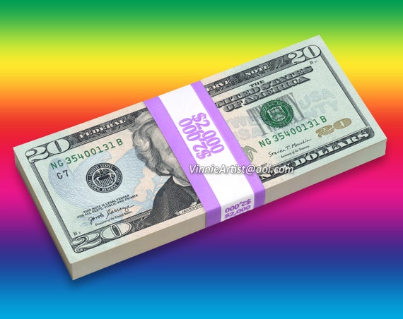 Twenty Dollar Bill Stack