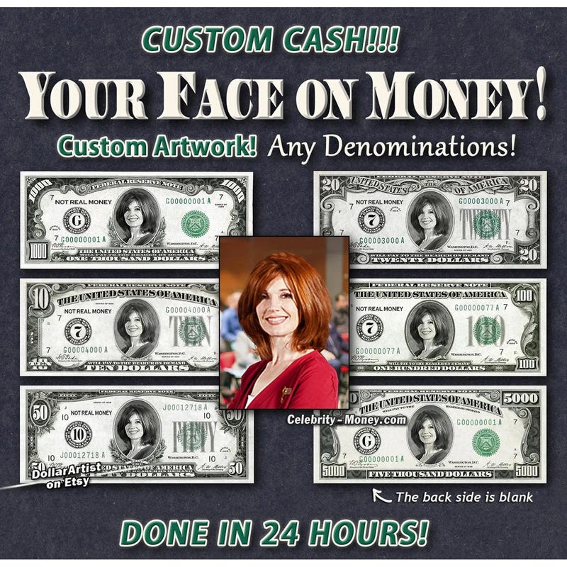 Your Face on Money - Etsy