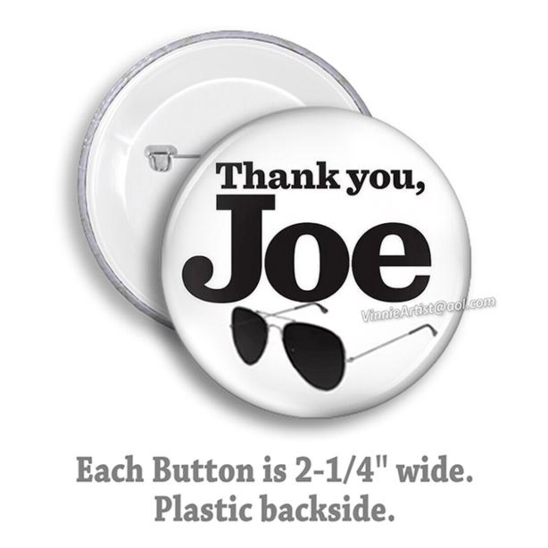 Thank You Joe Biden BUTTON 2024 We Will Miss You Joe Pin Pinback ...