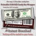 Printable BOOKMARKERS With Money Background Images With Cut Marks 100 ...