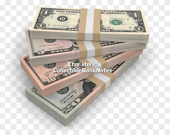 Stack Of 5 Dollar Bills