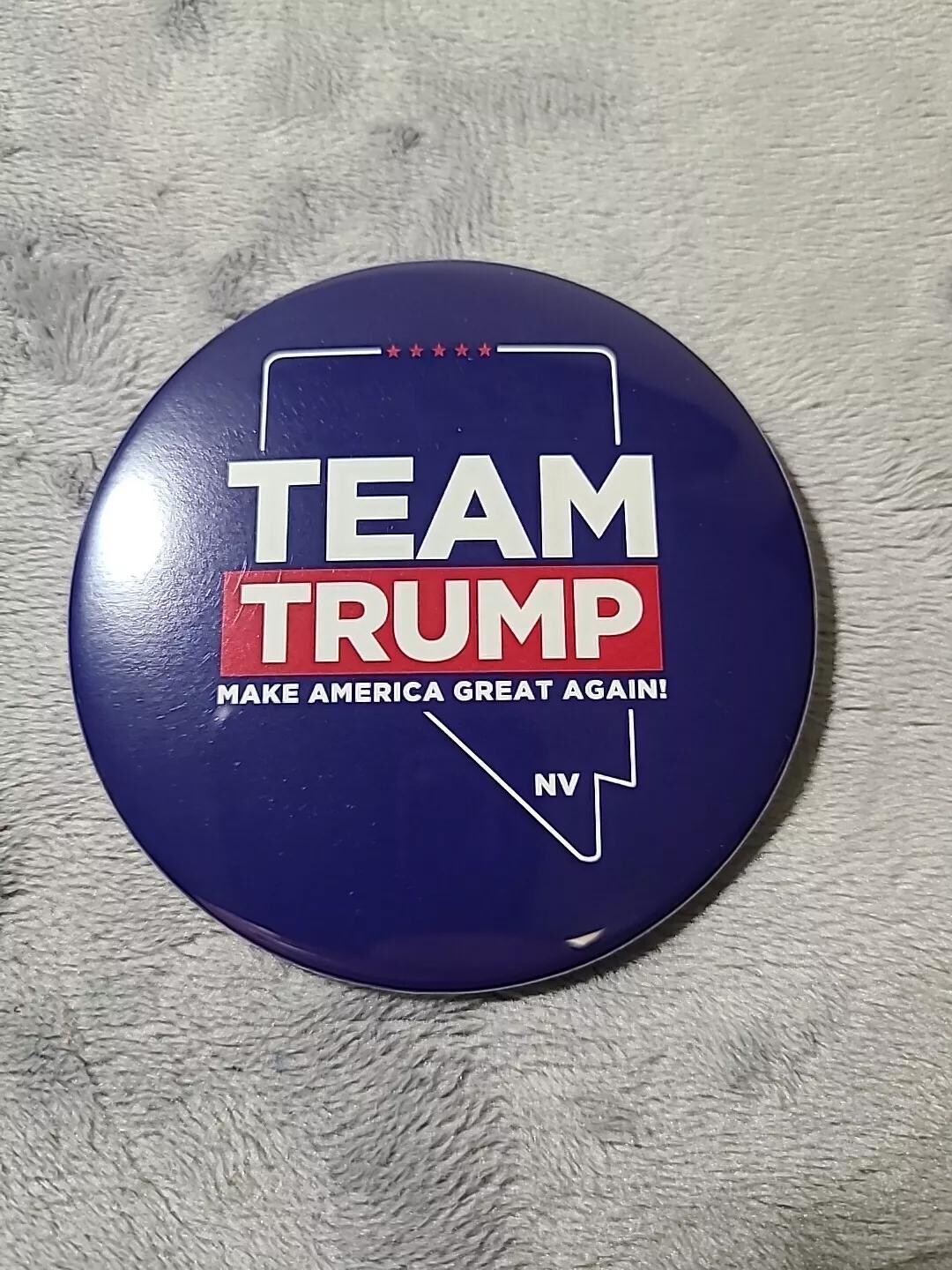 2.25 Button Team Donald Trump for President Nevada 2024 MAGA Rally ...