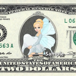Tooth Fairy Dollar Bill - REAL Money Cash Money Collectible Memorabilia ...
