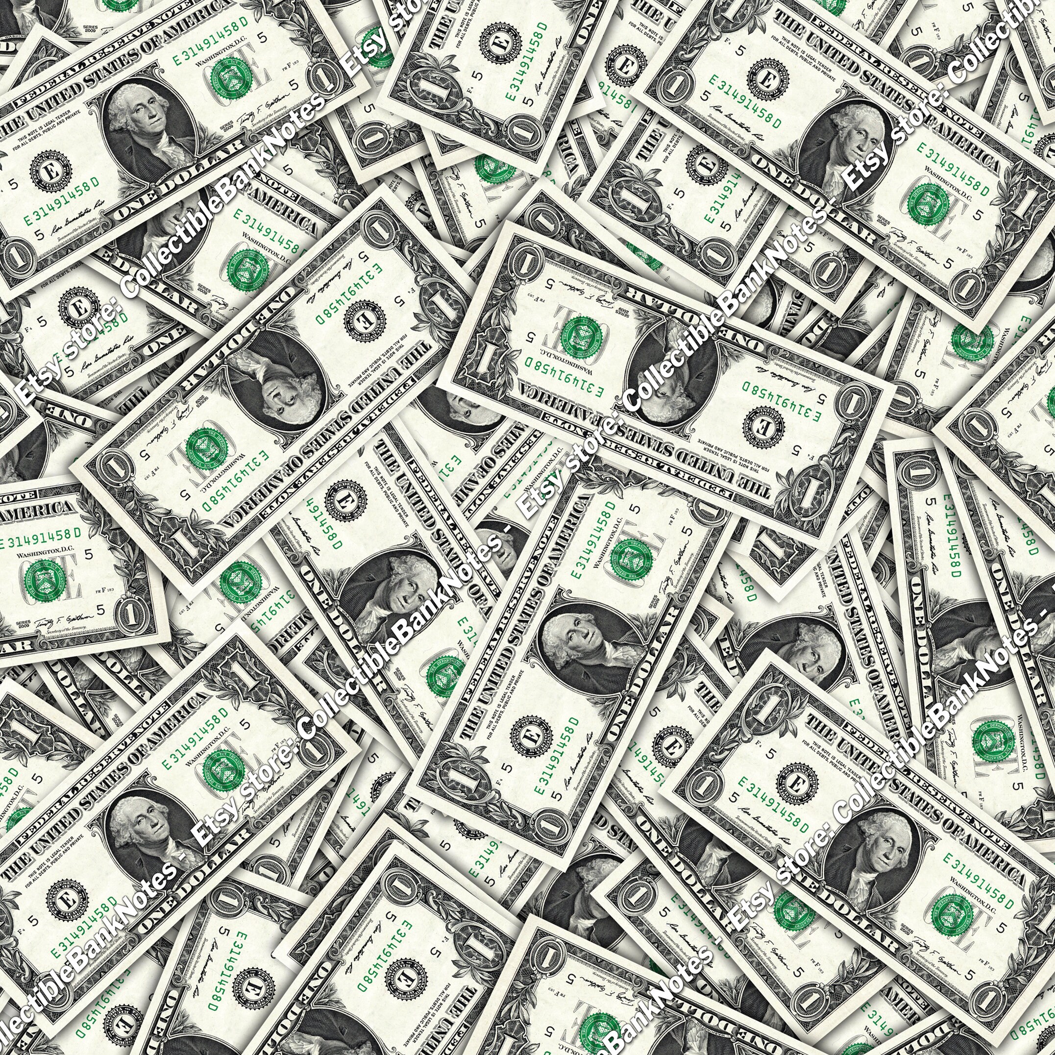 One Dollar Bill Background Image Money 1 Dollar Background Wallpaper Christmas Wrapping Paper Collage Pattern Sublimation Etsy UK