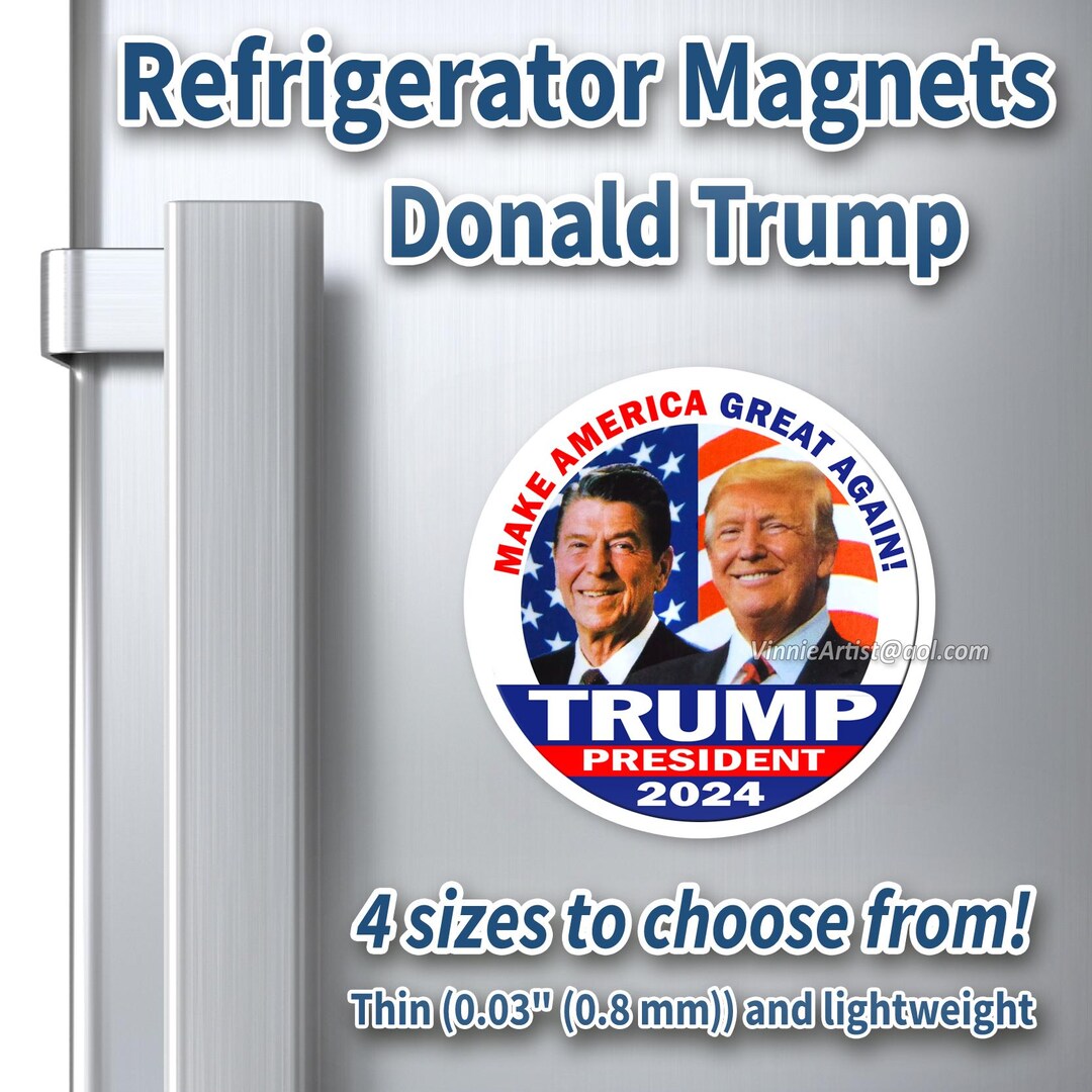 Donald Trump for President Refrigerator Magnet Ronald Reagon ...